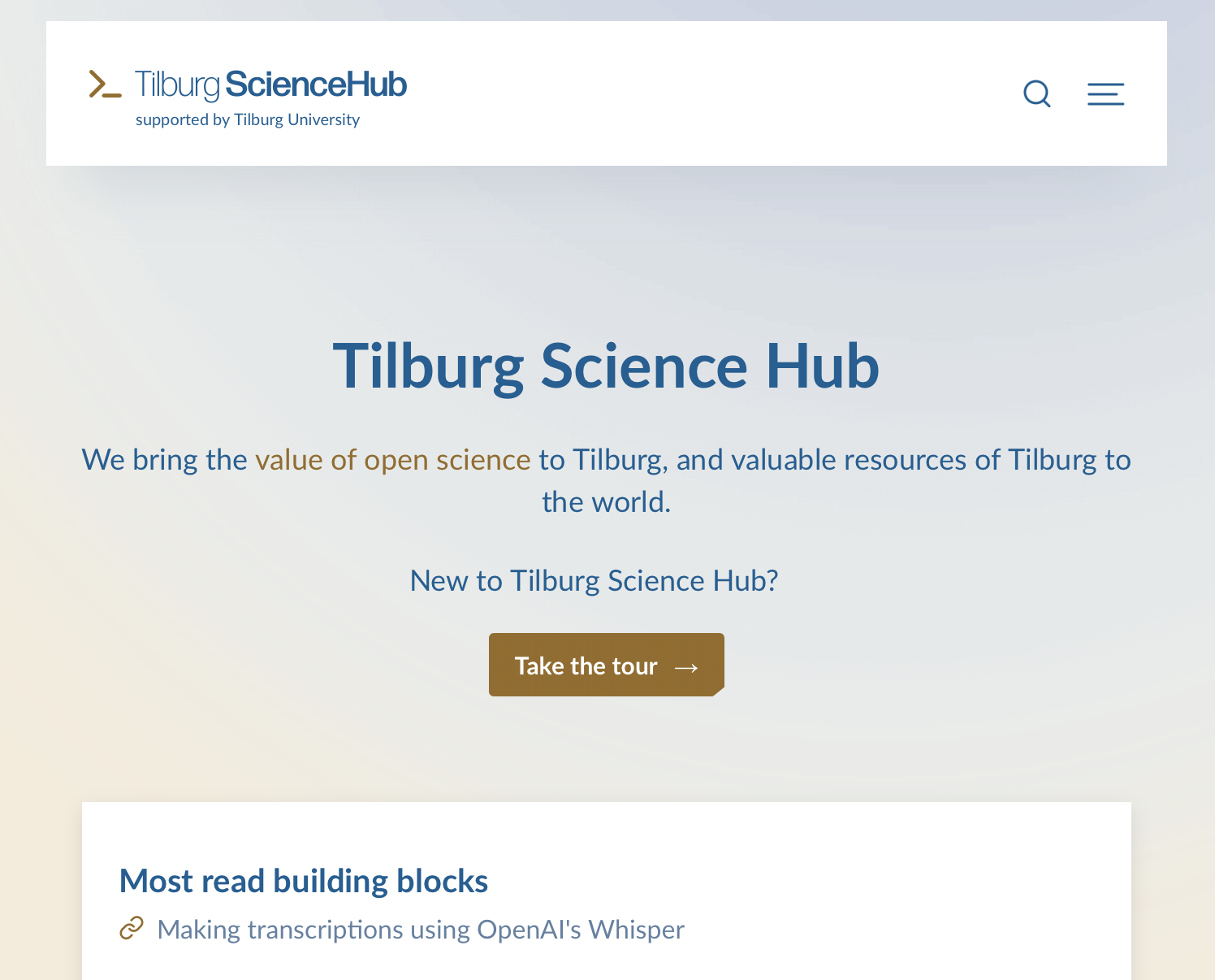 Tilburg Science Hub Hannes Datta Tilburg Science Hub Hannes Datta